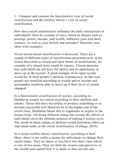 Week 4 Forum Social Inequality Forums Class Response Soc111 Class Docx