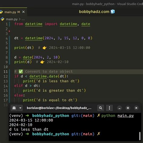 Typeerror Cant Compare Datetimedatetime To Datetimedate Bobbyhadz