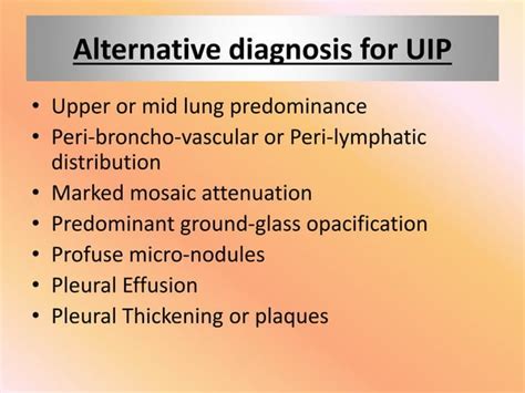 Hrct Basics Of Uip Posterpptx Lung And Respiratory Health Diseases