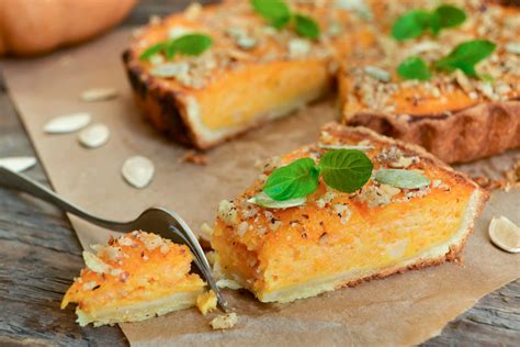 Tarte à la courge butternut Tarte citrouille Recette tarte
