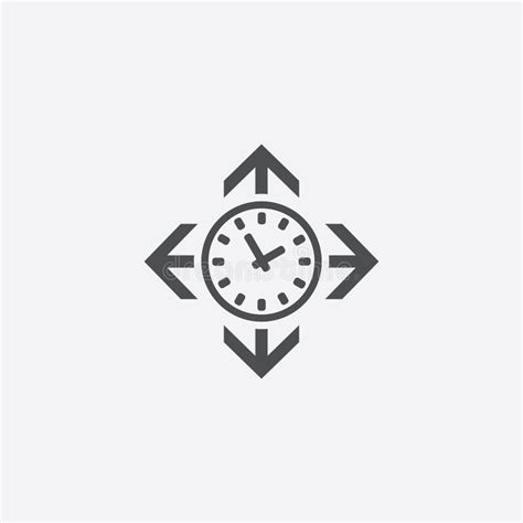 Time Arrows Icon Stock Vector Illustration Of Hour 262878359