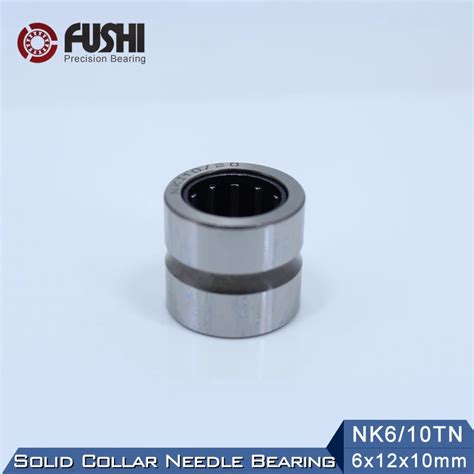 NK6/10TN 베어링 6x12x10mm (5 개), 솔리드 칼라 니들 롤러 베어링, 내륜 없음 NK6/10 TN NK610 ...