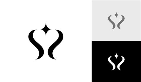 Letter Ss Monogram With Spark Symbol Logo Design Vector 22415602 Vector
