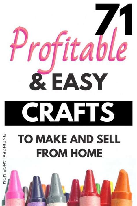 71 Easy Crafts That Make Money From Home Make And Sell These Hot Crafts