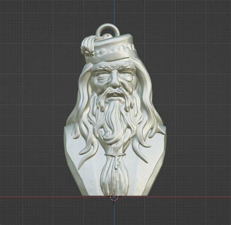 Archivo STL Llavero Harry Potter DumbledoreObjeto de impresión 3D para