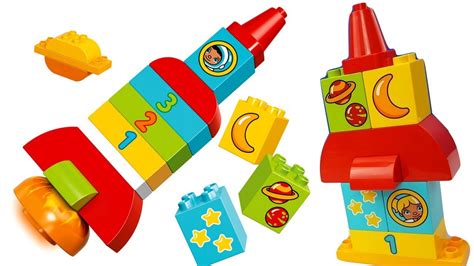 Lego Duplo My First Rocket Toy Unboxing, Build & Play | Fun Video for ...