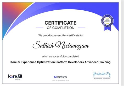 Sathish Neelamegam On Linkedin I Am Delighted To Share That I Have