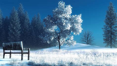 Winter Snow Anime Wallpapers Wallpaper Cave