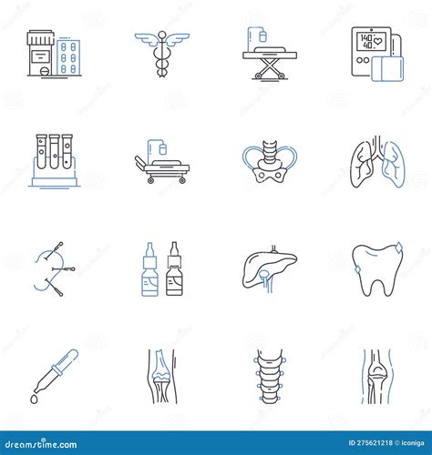 Rebuilding Line Icons Collection Restoration Repair Renewal Refurbishment Revitalization