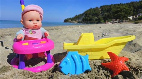 عروسک بازی کودکان بازی در ساحل برنامه کودک عروسکی آنابل