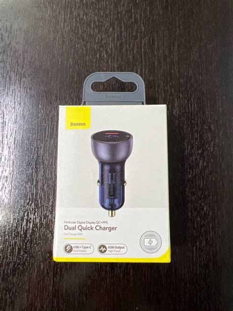 УЦЕНКА Автомобильное зарядное устройство быстрое 65w PD 3.0+QC 4+ USB ...