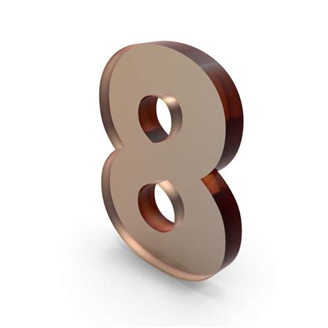 Number 8 3d Incl Character And Education Envato