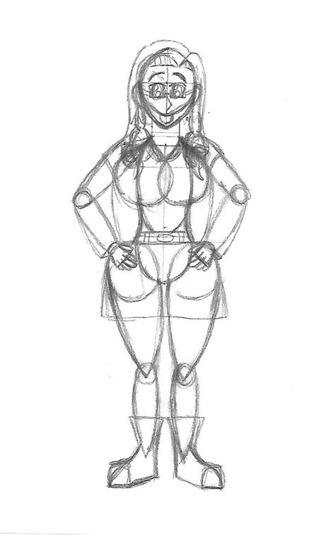 Femspiral Android 18 Fusion Sketch 2 By Mariobrosfan83 On Deviantart