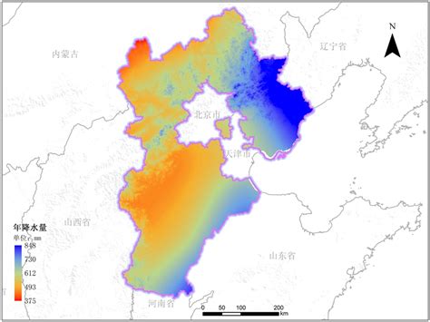 河北省年降雨量数据 时间1985年 2012年