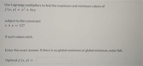 use lagrange multipliers to find the maximum and