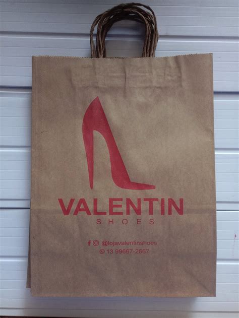 Sacola De Papel Kraft G Personalizada Tam G X X Un SAVC Personalizados