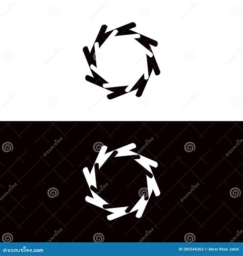 Circle Vector Logo Template Illustration Stock Vector Illustration
