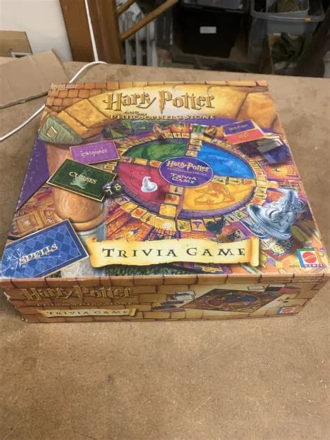 Harry Potter And The Philosophers Stone Trivia Board Game Mattel Eur