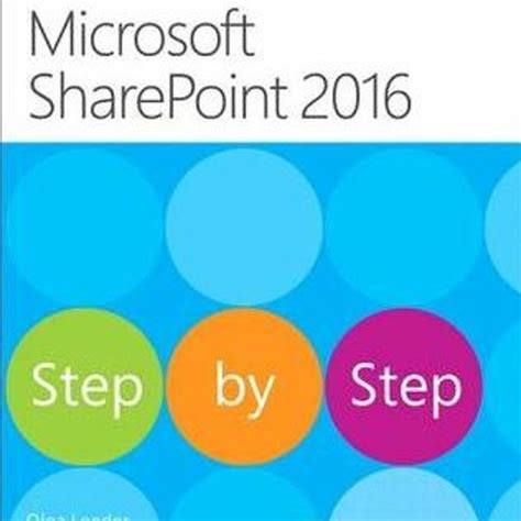 stream [pdf] microsoft sharepoint 2016 step by step download from