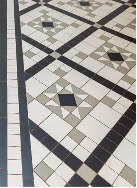 Contemporary Front Path Tiling Mosaic And Geometric Tiler