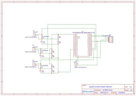 ESP32 Energy Monitor EasyEDA Open Source Hardware Lab