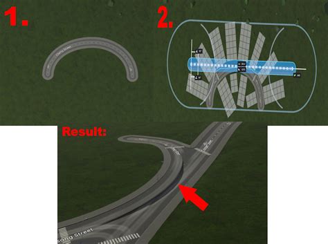 Confirmed Curved Road Overlapping Over Straight Road Paradox