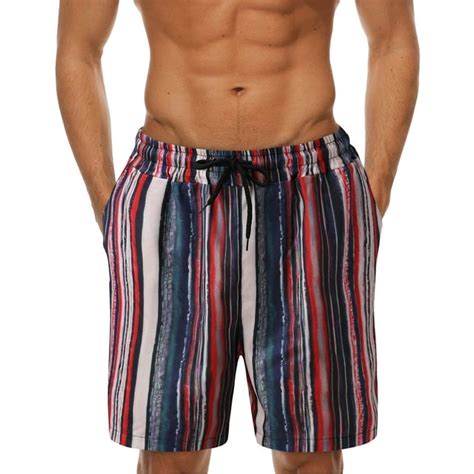 Xinqinghao Lounge Shorts Men Summer Short Pant Printed Short Loose