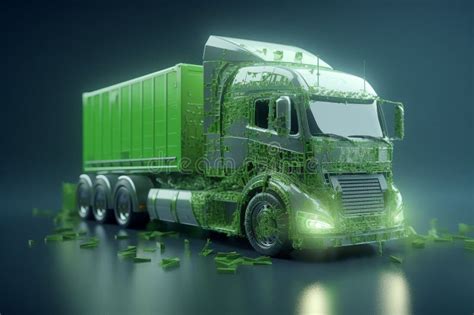 Ilustración Conceptual De Vehículos Eléctricos Y De Transporte