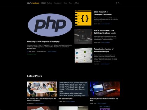 New Design For Alexs Notebook Alexs Notebook Musings And Writings By Alex Seifert