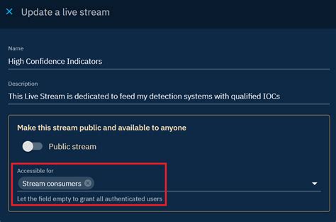Native Feeds OpenCTI Documentation