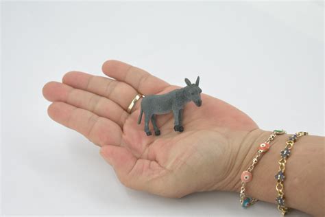 Donkey Domesticated Equine Jackass High Quality Hand Painted