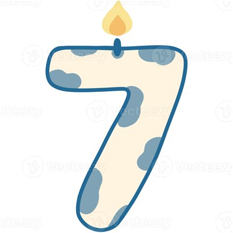 Numbers Age Birthday Candles 28337696 Png