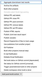 Jenkins How To Execute Shell As Post Build Action Stack Overflow