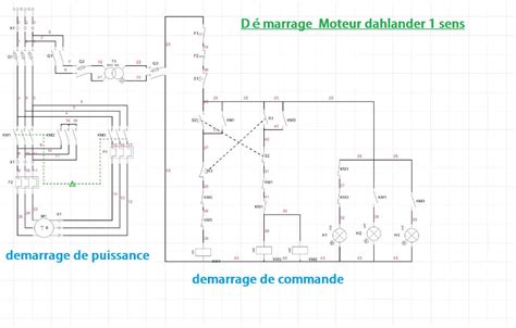 Schéma De Câblage De La Méthode Des Deux Wattmètres Triphasés