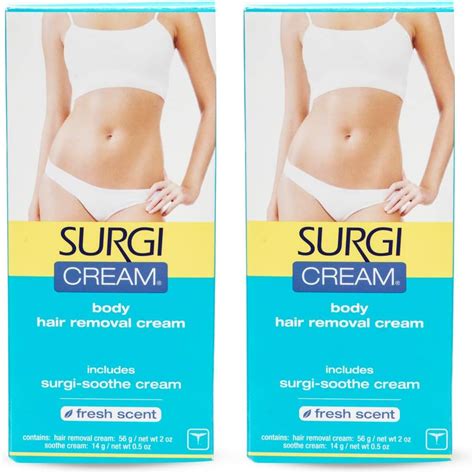 Amazon.com : SURGI-CREAM Facial Hair Removal Cream 1 oz (Pack of 4 ...
