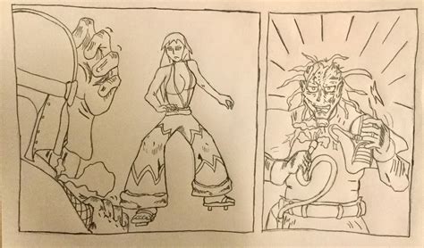 Comic Wip Kabal Vs Li Mei By Darkburster1 On Deviantart