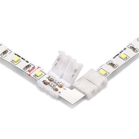 2pin Connectors T Kruis L Hoek 2 Pin Led Strip Con Vicedeal
