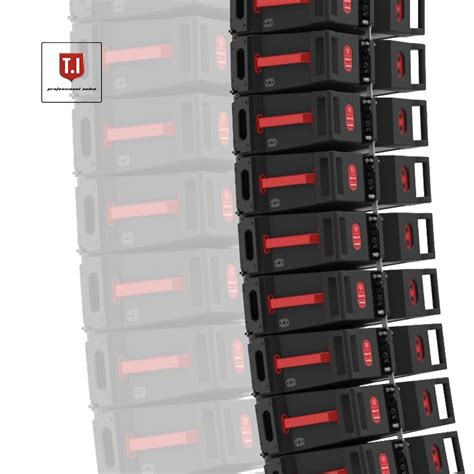 T I PRO Audio Passive Waterproof DJ Concert Stage Speaker Single Inch Three Way Line Array