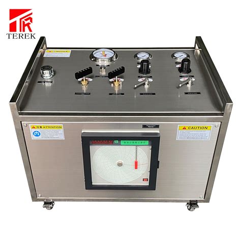 Terek Manual Control Hydrostatic Water Pressure Testing Machine For Burst Test Hydraulic Test
