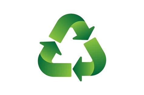 Vecteur Dicône De Symbole De Recyclage Vecteur Premium