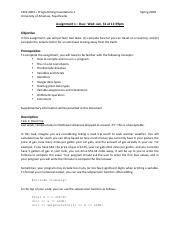 Hw Pdf Csce Programming Foundations Spring University