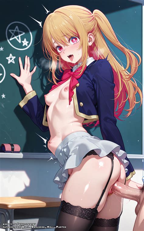 Rule 34 Ahe Gao Ai Generated Ass Belly Button Black Stockings Blonde