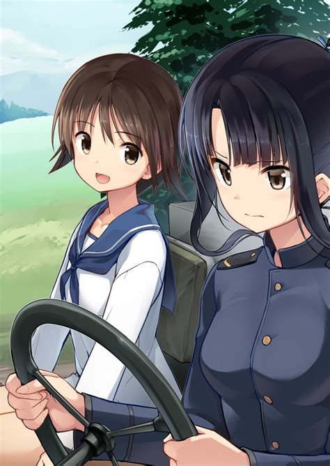 ストライクウィッチーズ【宮藤芳佳服部静夏】 壁紙