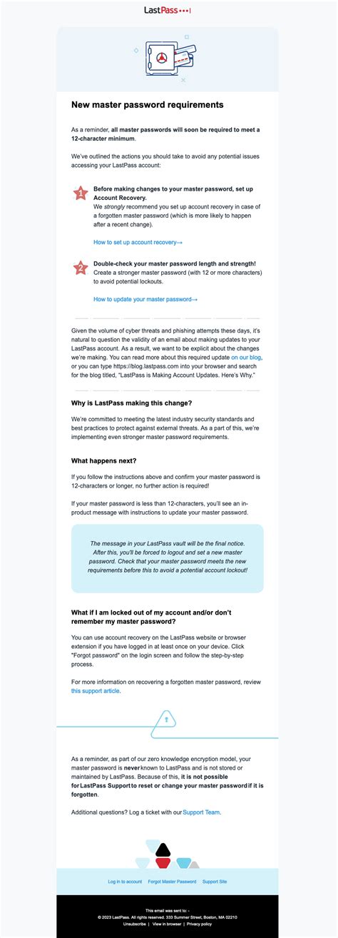 lastpass enforcing longer passwords linkedin