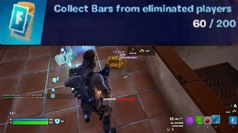 Collect Bars From Eliminated Players Fortnite Youtube
