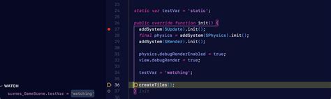 Cant Watch Value Of Static Member In Vs Code Haxe At Runtime Haxe