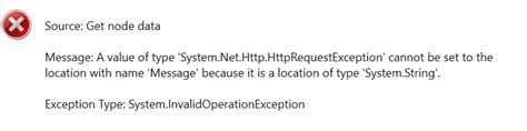 Get Node Data Error System Net HttpRequestException Help