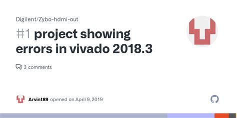 Project Showing Errors In Vivado Issue Digilent Zybo Hdmi Out GitHub