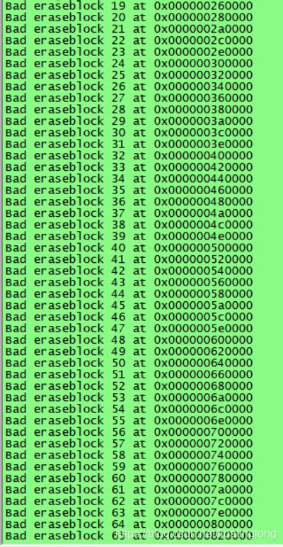 清除nand Flash虚假坏块nand Scrubchip Csdn博客