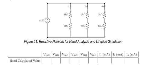 Solved Using Hand Calculation Determine The Voltages Across